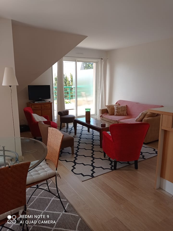 Appart T 2/ Lumineux /Terrasses /Der Et/ Vue Mer - Saint-Nazaire