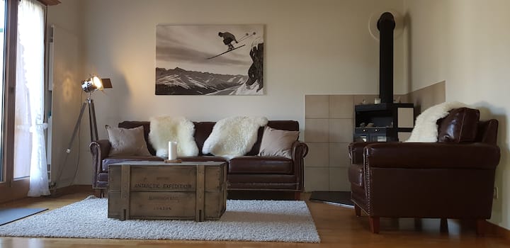 Dachwohnung Mit Alpenchic In Imposanter Bergwelt - Giswil