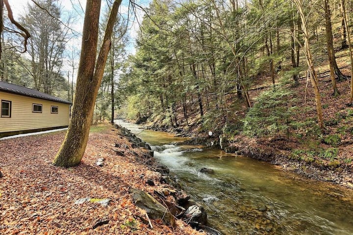 "Oasis" - 1 Mile To Knoebels - On The Water! Wifi - Satellite, Elysburg