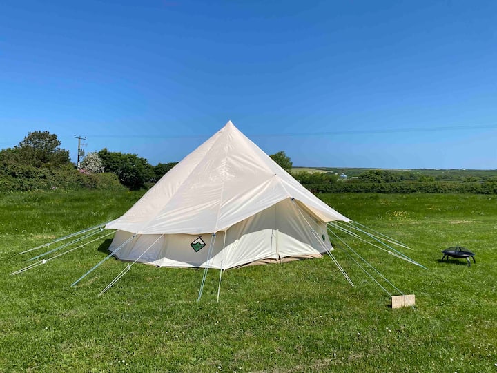Empty Bell Tent - Spekes Mill - Clovelly