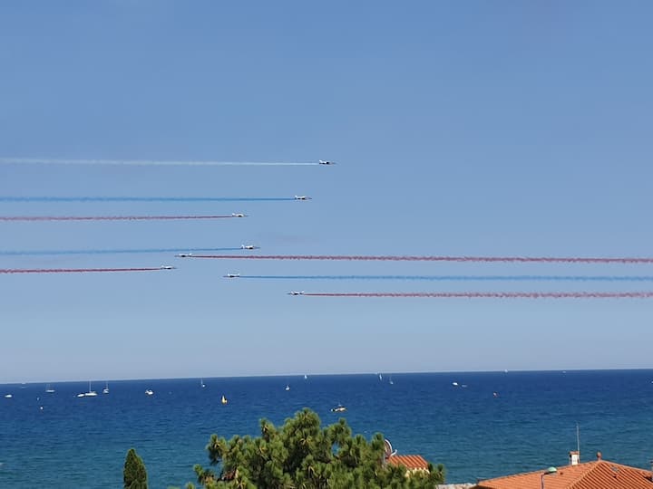 T2 Superbe Vue S/mer, Plage à 2 Min, Parking - Saint-Cyprien