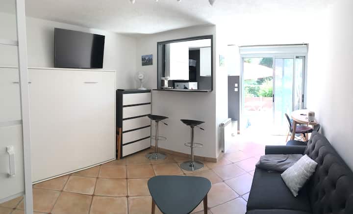 Cap Agde 2 Studio-cab 1 Jardin -Plage-port-11 - Agde