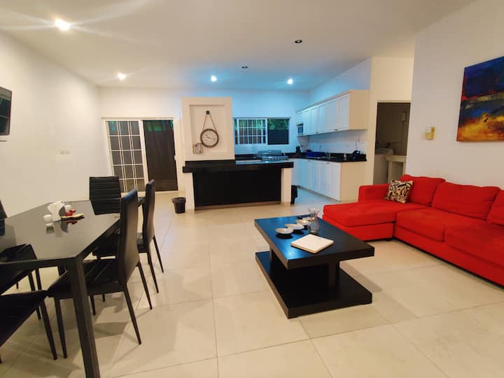 Elegant Villa 2 Apartment Groundlev/family & Work - Mérida