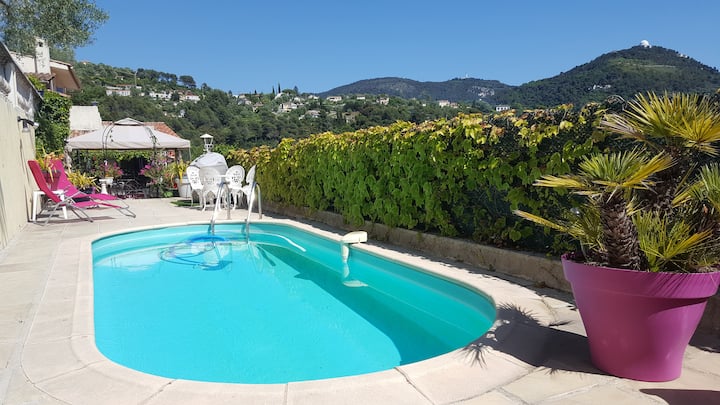Villa Avec Piscine Et Jardin à 15mn Nice Centre - Nice