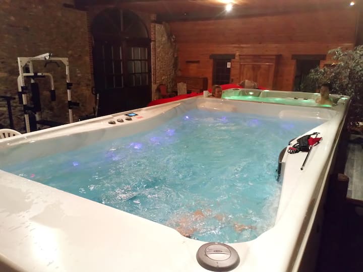 Grand Spa-piscine/salle Sport. Loft 4 Ch. - Montmirail