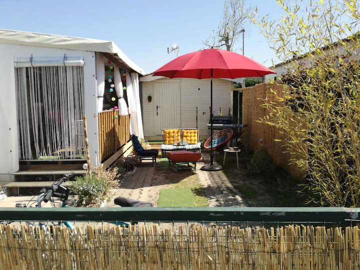 Charmant Mobilhome 5p 200m Plage Bassin Arcachon - Gujan-Mestras