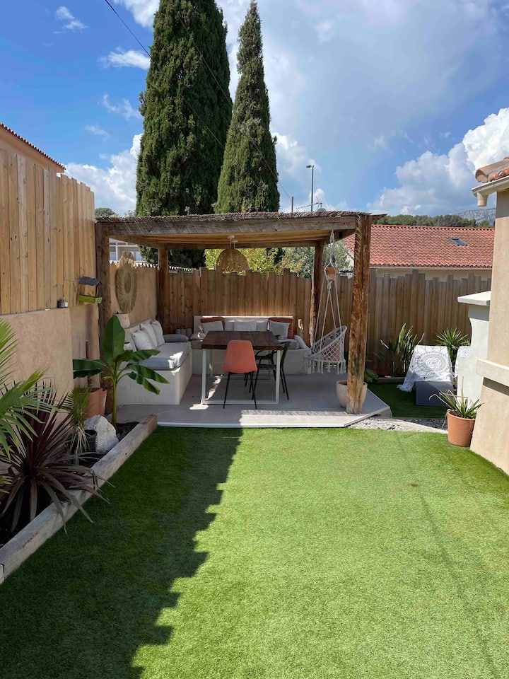 Petite Maison Chaleureuse Avec Piscine - Costa Azul