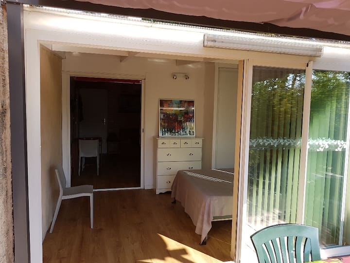 Bungalow Climatisé  Avec Jardin Bord De Mer - Borgo