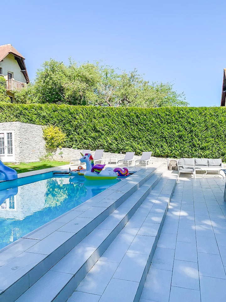 Maison à Deauville + Piscine Chauffée - 도빌