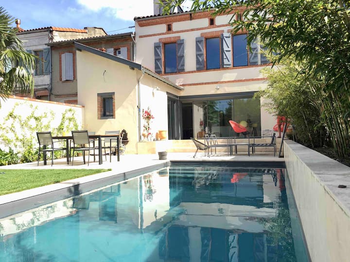 Maison - Toulouse Centre - Piscine - 4 Chambres - Toulouse
