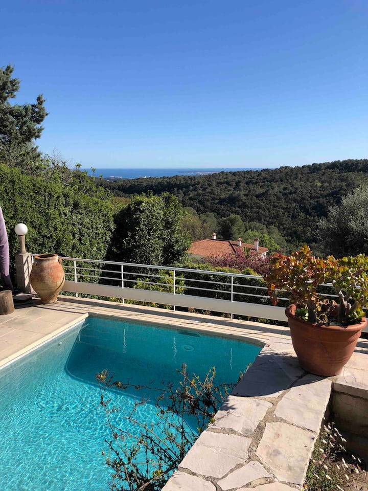 Guest House Vue Mer Et Piscine - Vence