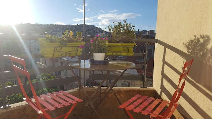 Air-conditioned Art Deco Studio In The Heart Of Nice, In The Musician District And On The Edge Of The Golden Square - Niza