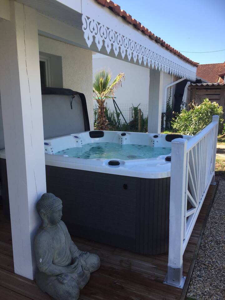 Maison Et Spa à 150 M De L'océan Et Des Commerces - Biscarrosse