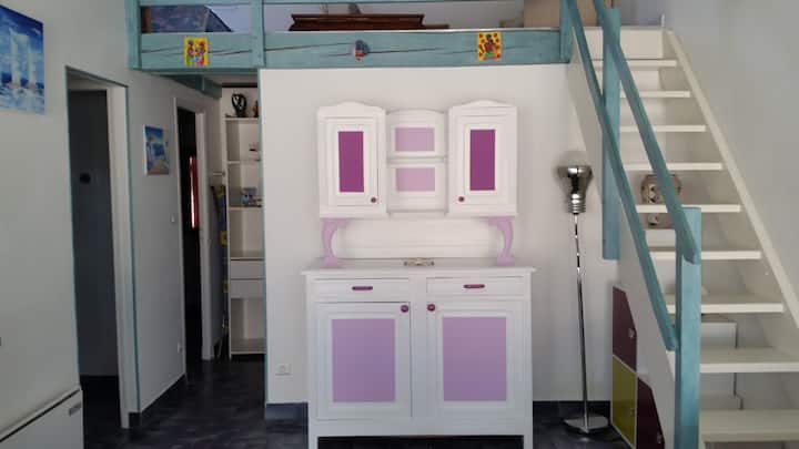 Cap D'agde T3 Mezzanine Grande Terrasse,direct Mer - Agde