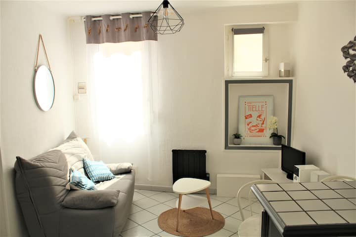 Charmant T2 En Coeur De Ville à 100 M Des Halles - Sète