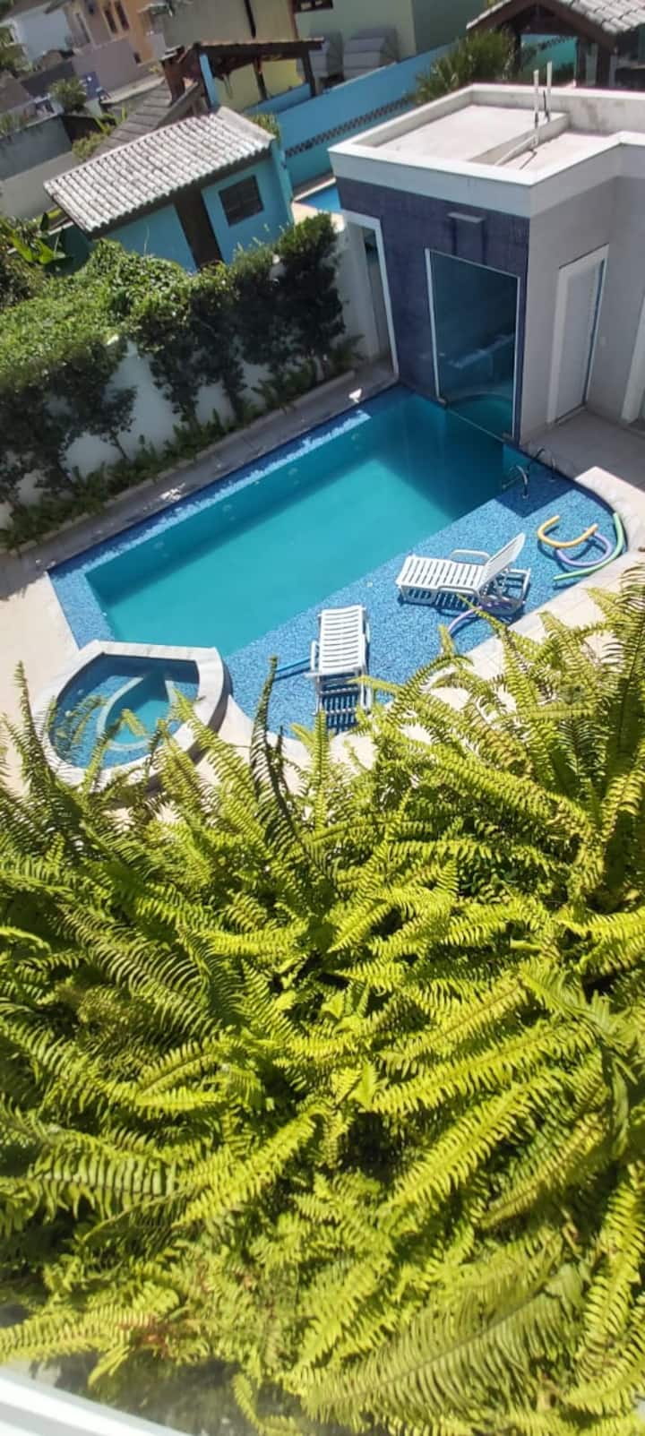 5 Suítes (Ar Cond), Lazer Incrível, Cond.fechado! - Guarujá
