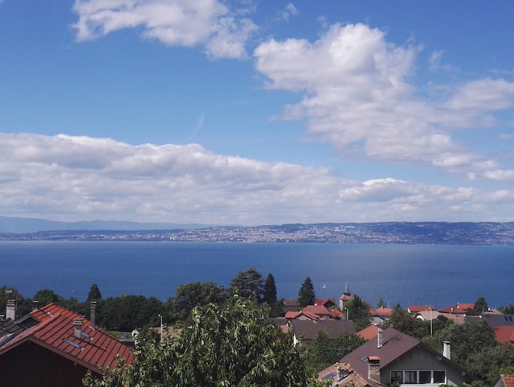 Maison De Village - Vue Exceptionnelle ! - Lac Léman