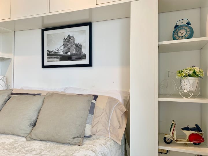 Bright Studio With Stunning Views, Pool & Laundry - Buenos Aires