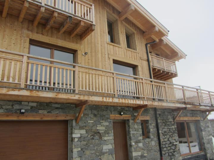 Chalet, Wifi, Fitness, Sauna, Hammam, Terrace, Balcony, Fireplace Or Stove, Parking, Tv, Ski Locker - Saint-Martin-de-Belleville