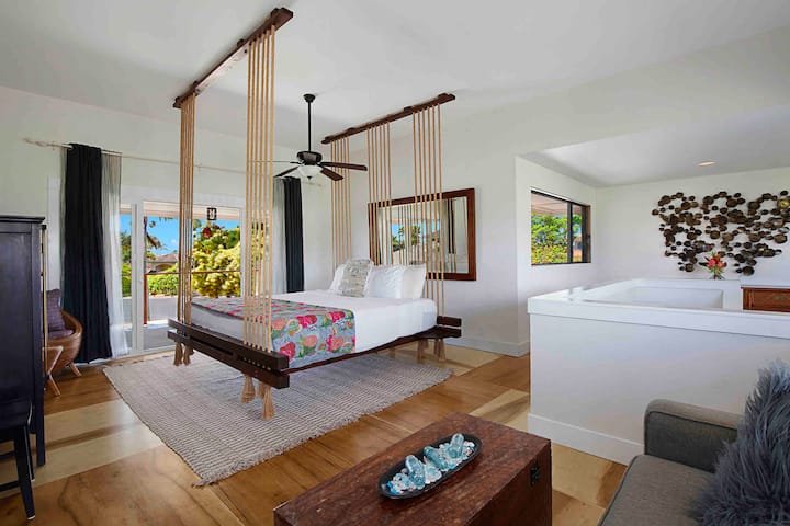 Tropical Paradise * Stunning Swinging Bed * Views! - Lihue, HI
