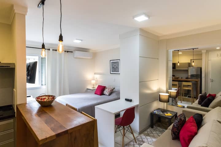 Studio 27- C/garagem, Recepção 24h E 400m Do Metrô - São Paulo