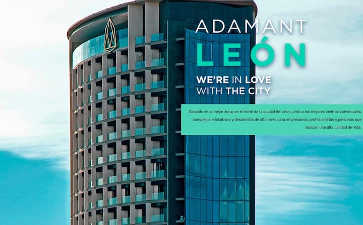 Adamant León. Loft De Lujo, Amenidades Al Norte - Mexico