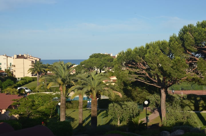 Parc Vélusine, Appartement Avec Piscines Et Tennis - Juan-les-Pins