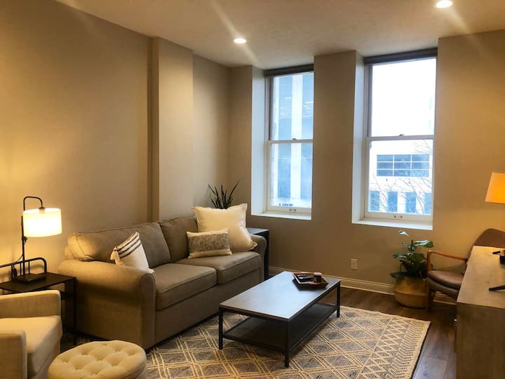 Spacious Scandinavian-inspired Downtown Condo - Lincoln, NE