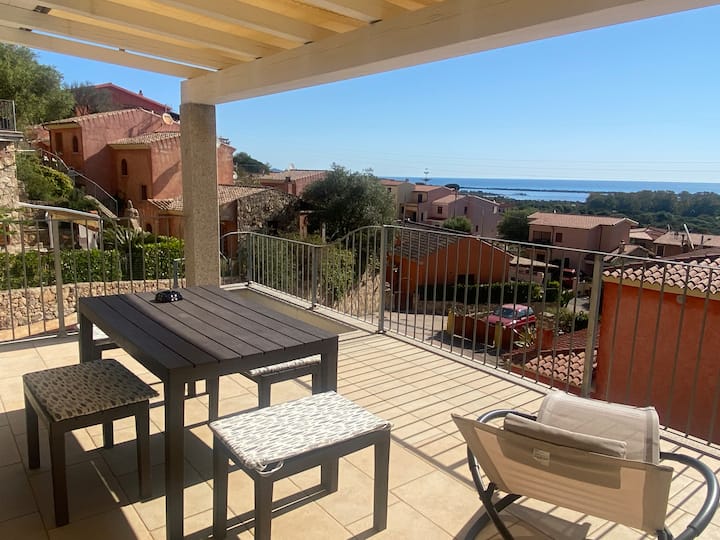 "Villa Puddu" Splendida Vista Mare Con Giardino - San Teodoro