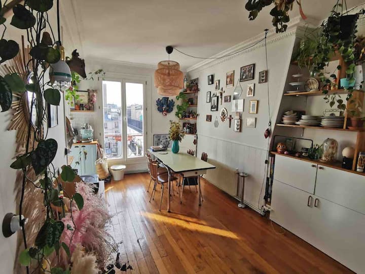 Appartement Haussmanien Ménilmontant - Paris