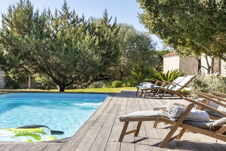 Bergerie De 2 Chambres Piscine Chauffée - 보니파씨오