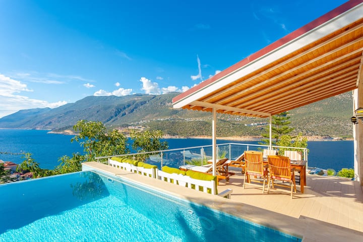 Sea View Villa Phellos Kas Luxury Villa Turkey - Kaş