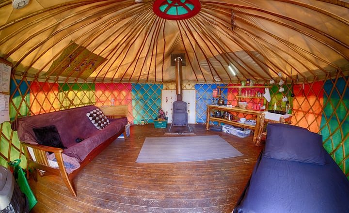 "Oak" Glamping Yurt At Marthrown Of Mabie - Dumfries