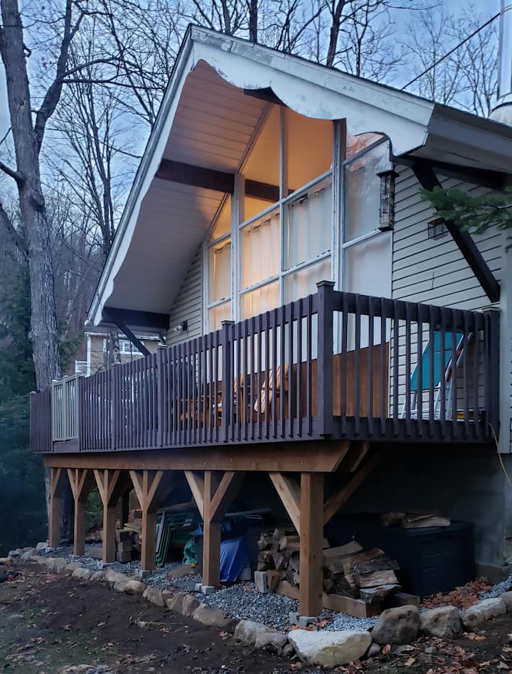 Chalet De Montagne Pour La Randonnée -Plage Privée - Laurentides