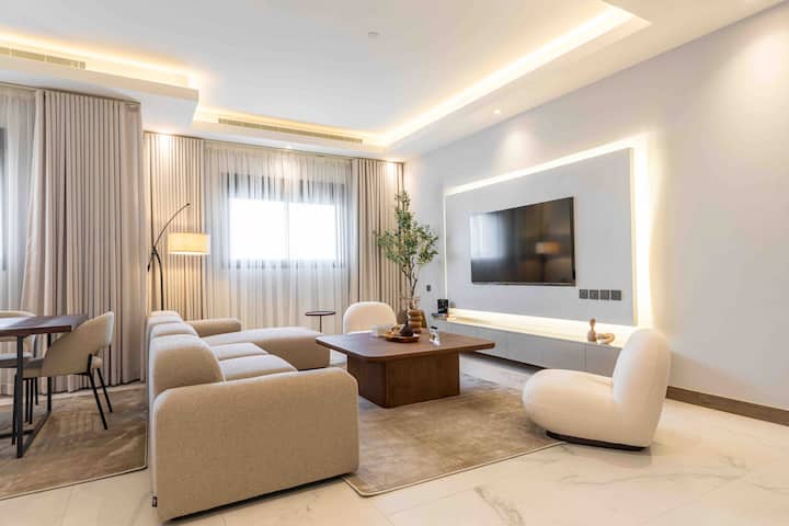 Luxurious Minimalist Apartment - Al Yasmin - 007 - Saudi-Arabia