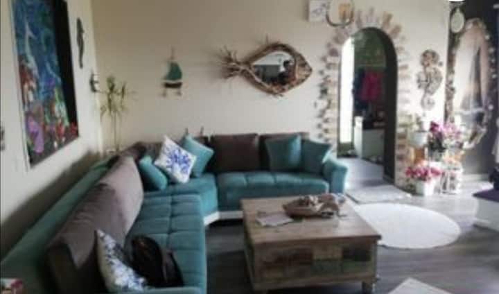 Bodrum Merkezde 2 Odalı Deniz Manzaralı Havuzlu - Bodrum