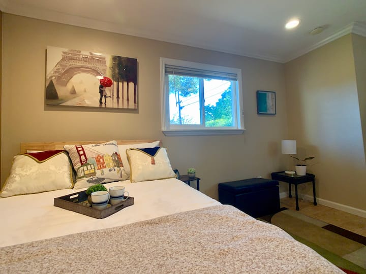 Sunny Cozy ❤️ Private Remote Work Haven❤️near Tesla - Fremont, CA