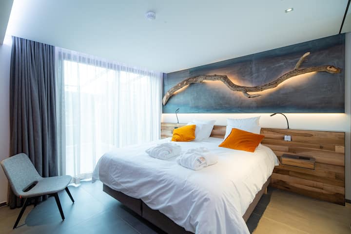 Chambre Deluxe Avec Terrasse Et Jacuzzi Privatifs - La Roche-en-Ardenne