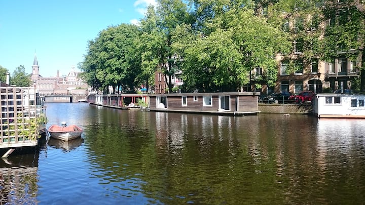 Houseboat Central Fine Location With Great Comfort - Ámsterdam