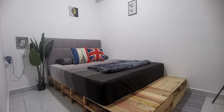 [2pax][1room&private Bathroom][1min To Pink Beach] - Lukut