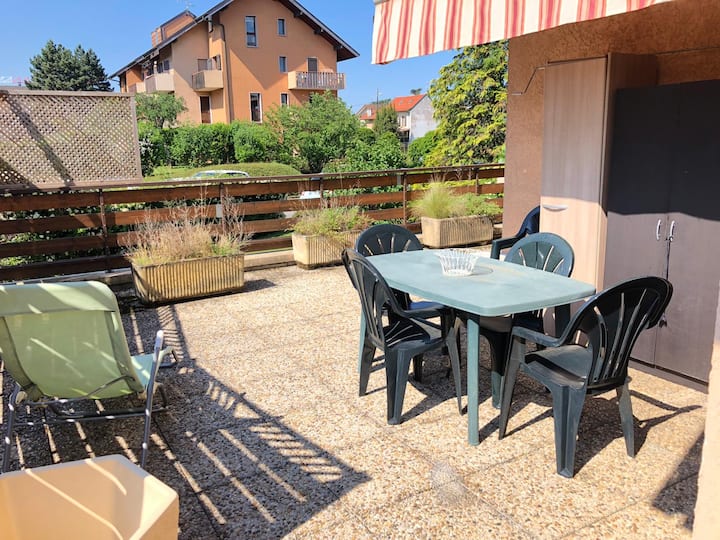 Jolie T2 - Très Grande Terrasse - Thonon-les-Bains