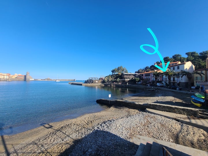 Collioure, Studio Climatisé Les Pieds Dans L'eau - Port-Vendres