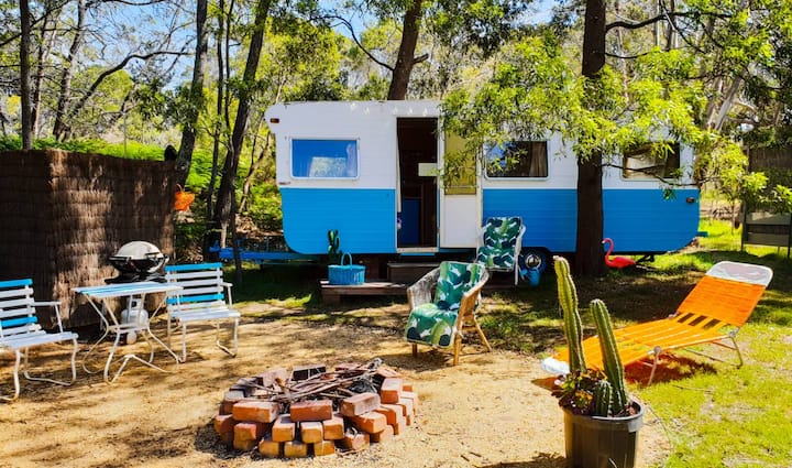 Mexican-inspired Cactus Re-treat Caravan - Anglesea