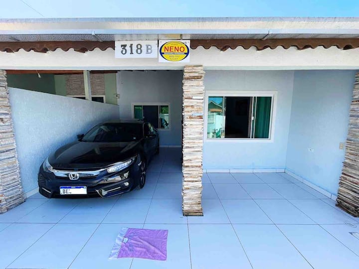 Casa 3 Quartos 200m D Mar Internet Centro Matinhos - Matinhos