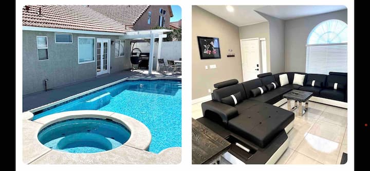Luxury Pool/spa New Home 8 Min To Las Vegas Strip! - 헨더슨