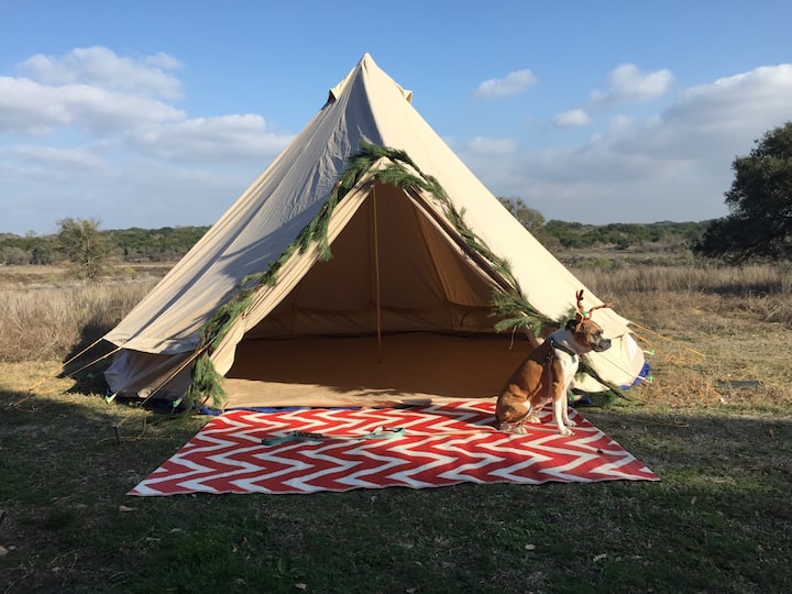 Howdy Haven Tipi - Tipis for Rent in Austin, Texas, United States - Airbnb