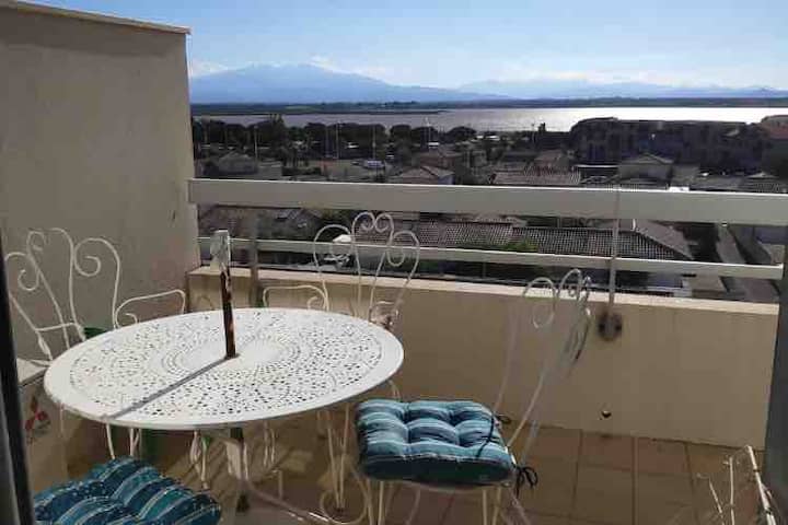 Studio Cabine à La Plage Avec Vue Montagne ! - Canet-en-Roussillon