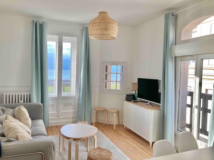 Bel Appartement Vue Mer  Centre-ville, Face Plage - Dieppe