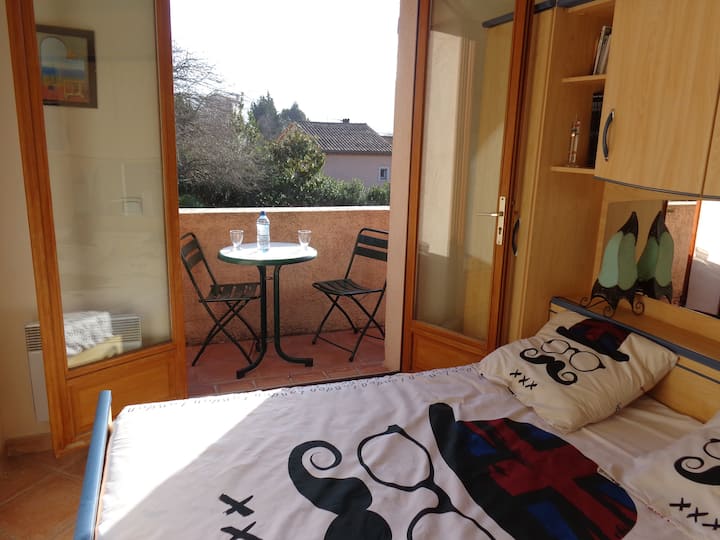 ÉTage Privé - 2 Chambres Avec Balcon - Alpes-Maritimes