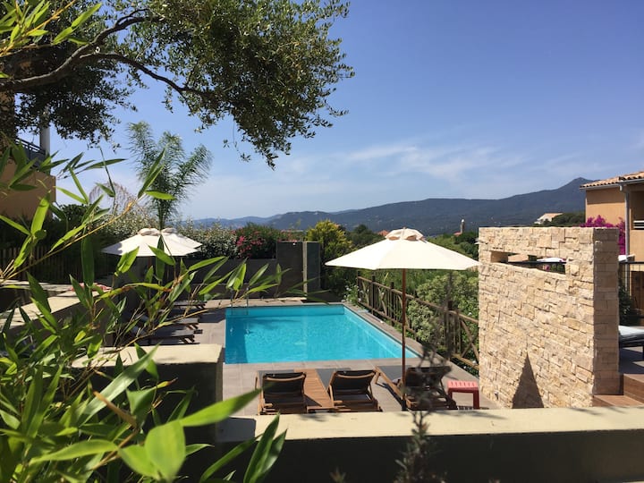 Appartement Vue Mer T4 *** Residence Avec Piscine - Propriano